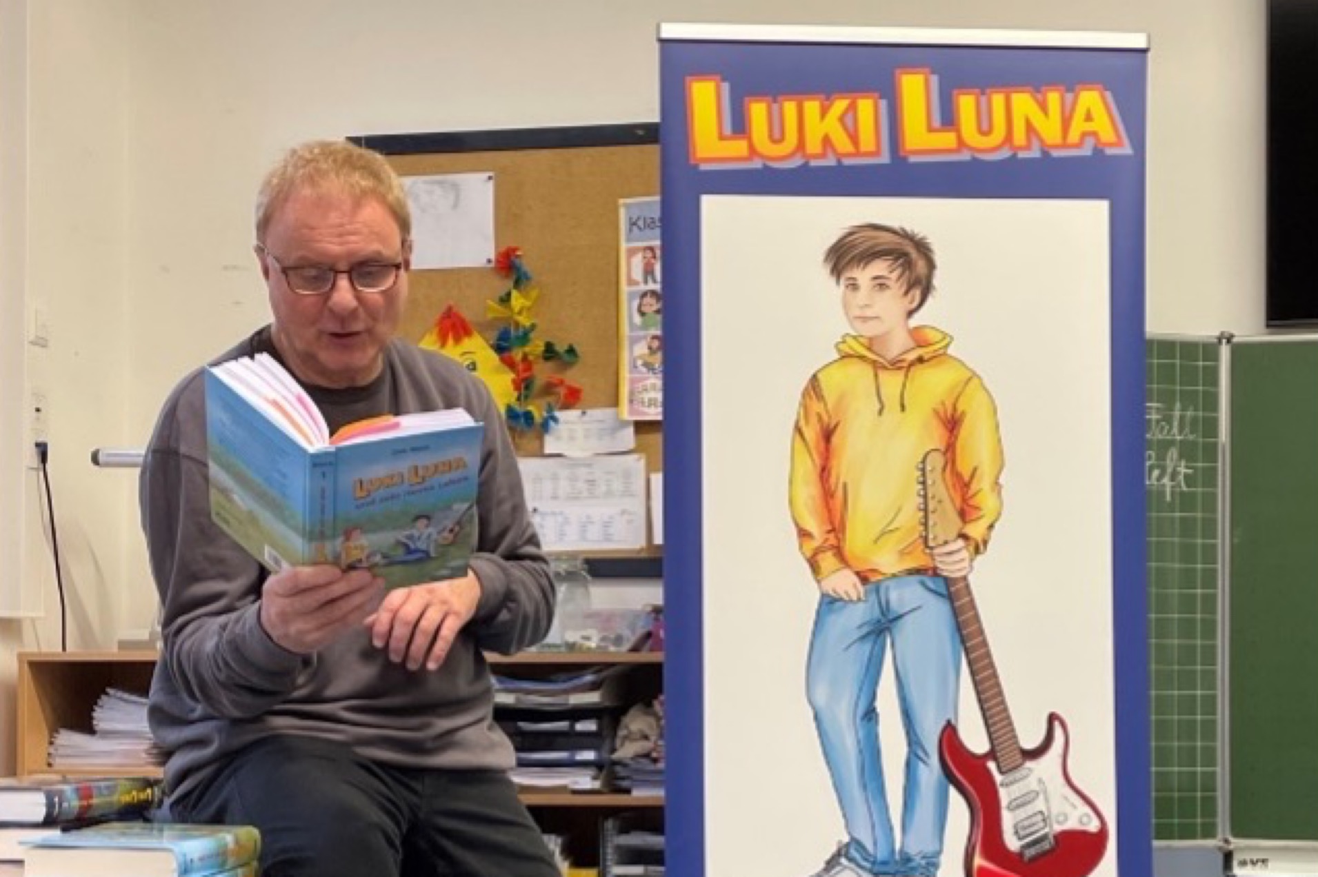 Autorenlesung - Luki Luna - Franz-Josef-Kuhn Grundschule Langenbrücken